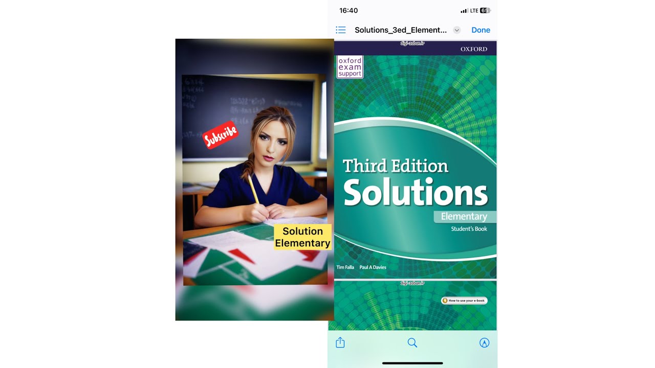 Learn English With Solution Books Solution Elementary Unit1 1g Part1