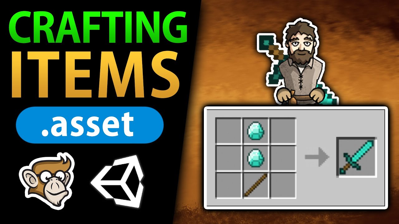How To Craft Items With Scriptable Objects Unity Tutorial Youtube