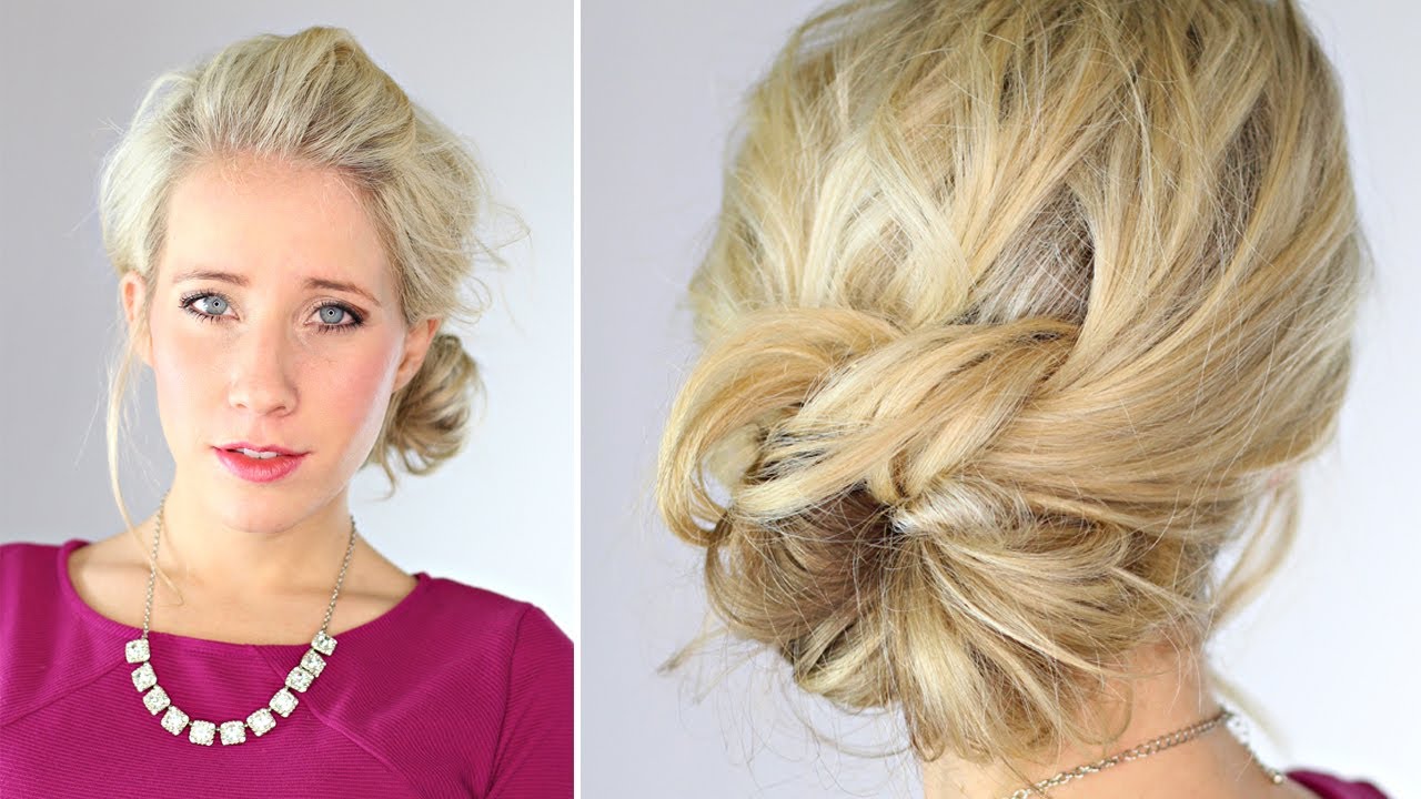Knotted Updo Youtube