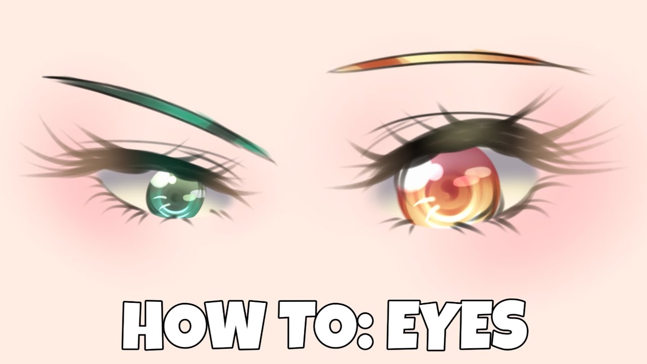Tutorial 1 How To Draw And Color Eyes Ibispaint X Youtube