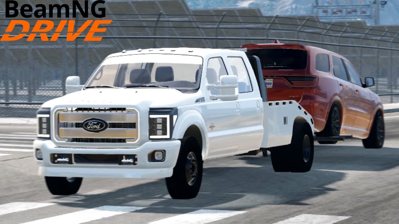 New Ford Repo Truck Tow Truck Business Beamng Drive Rp 16 Youtube