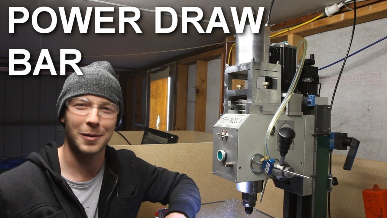 Diy Cnc G0704 Tm20vl Mill Power Draw Bar Fitted Youtube