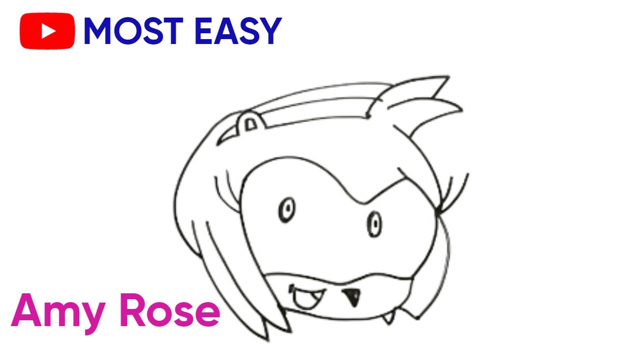 How To Draw Amy Rose Easy Step By Step Sonic The Hedgehog Youtube – Eroppa