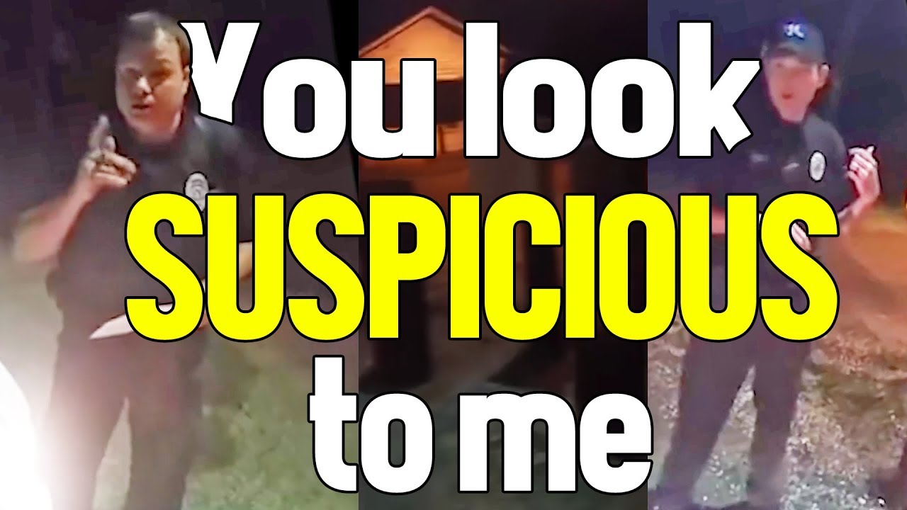 Officers Detain Citizen For Jogging At Night Youtube