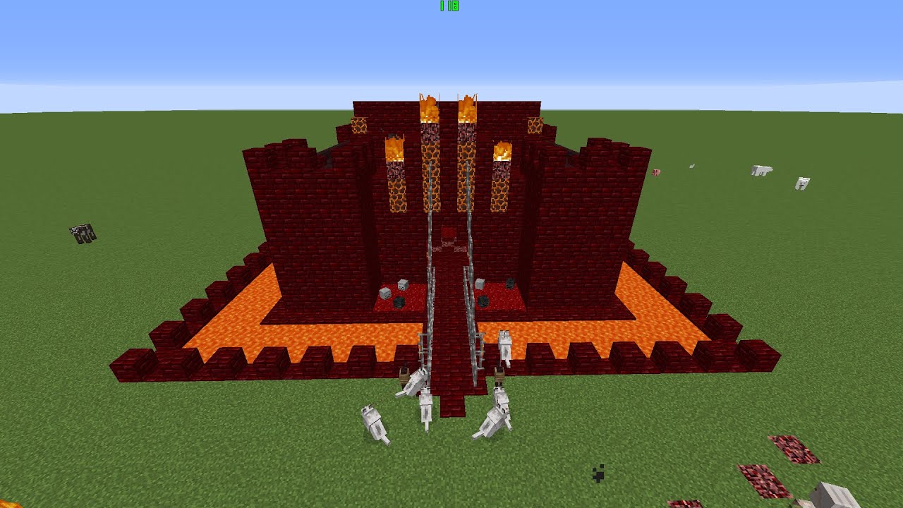 Fire Castle Minecraft
