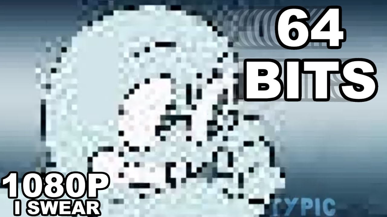 64 Bits 32 Bits 16 Bits 8 Bits 4 Bits 2 Bits 1 Bit Animated Youtube