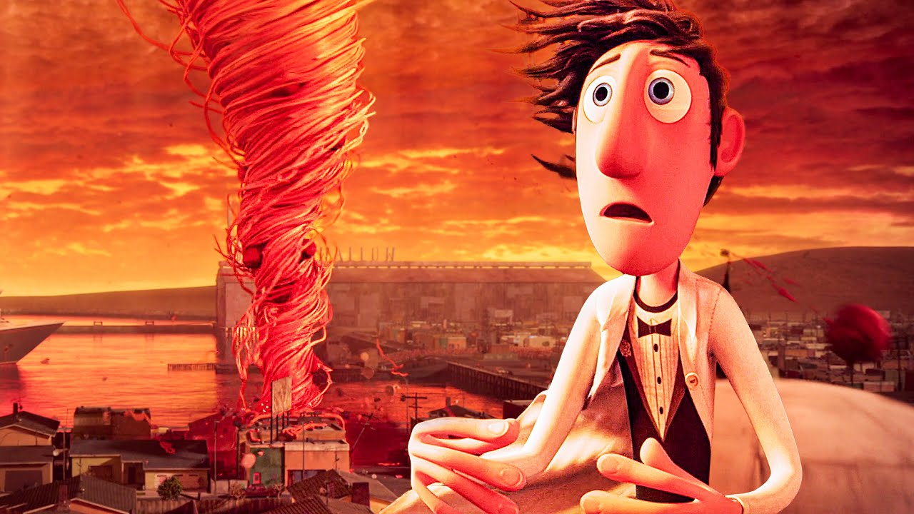 The Spaghetti Storm Destroys The Town Cloudy With A Chance Of