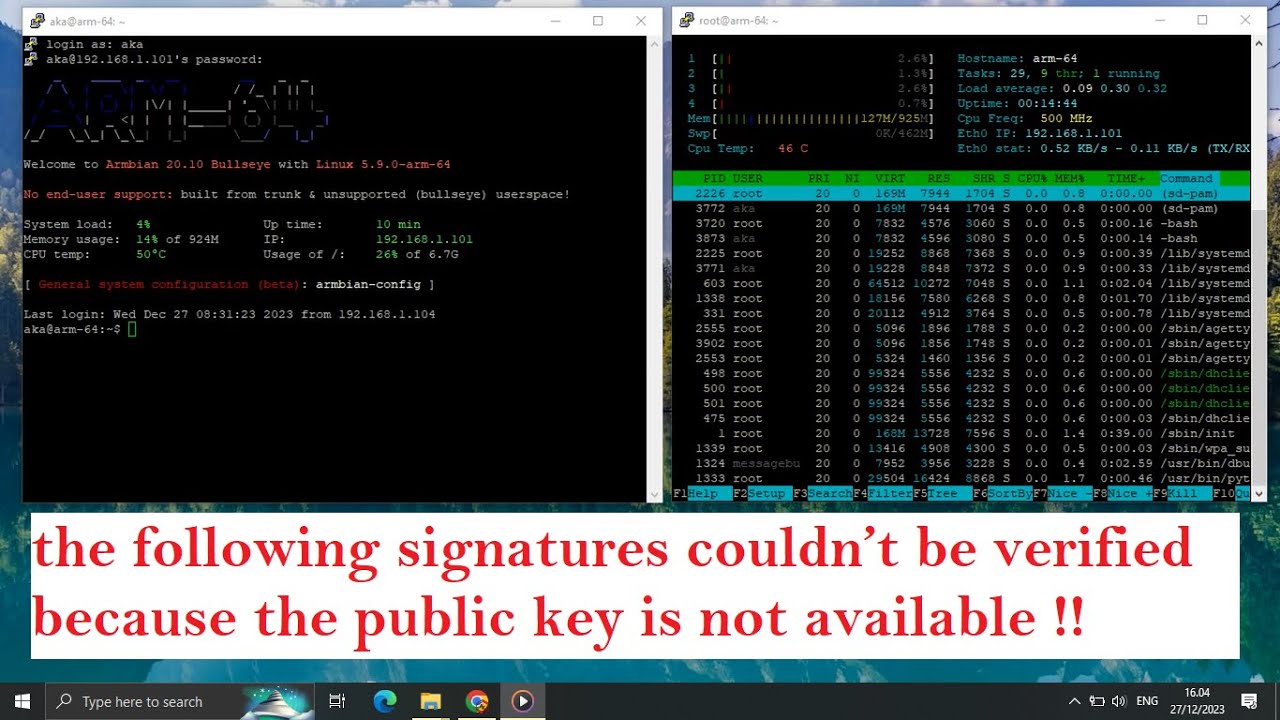 Mengatasi Eror The Following Signatures Couldn T Be Verified Saat