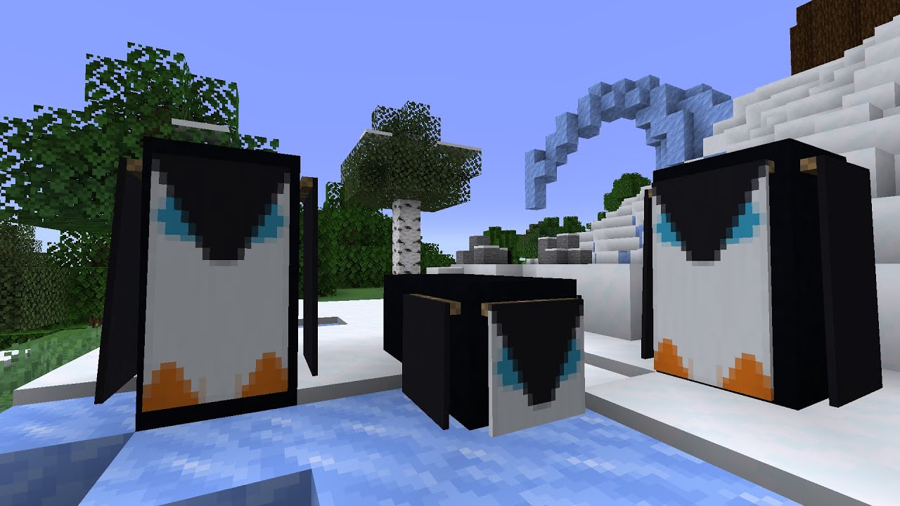 How To Make Penguins In Minecraft Youtube
