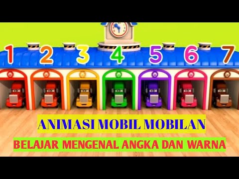 Animasi Mobil Mobilan Belajar Menghitung Angka Dan Mengenal Warna Youtube