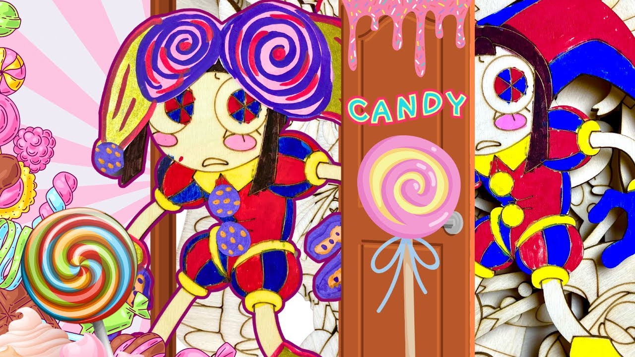 Door To The Candy Carrier Chaos Amazing Digital Circus Wooden Youtube
