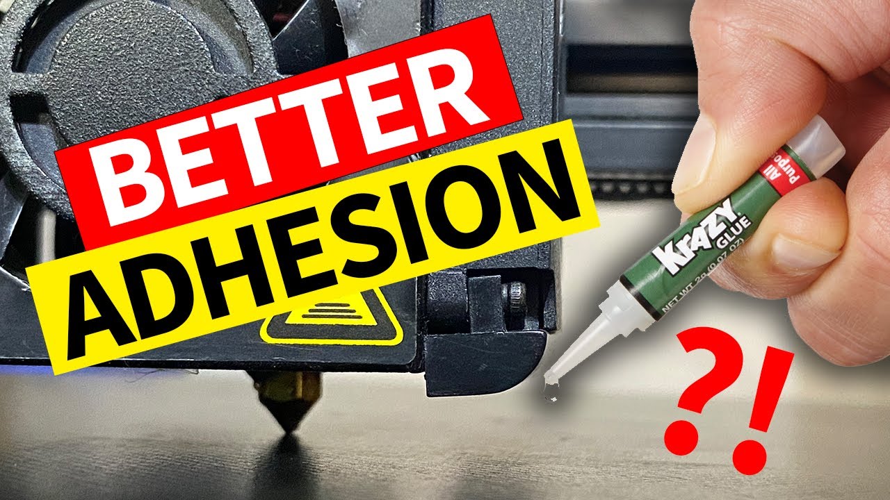 Better Bed Adhesion Making 3d Prints Stick Youtube