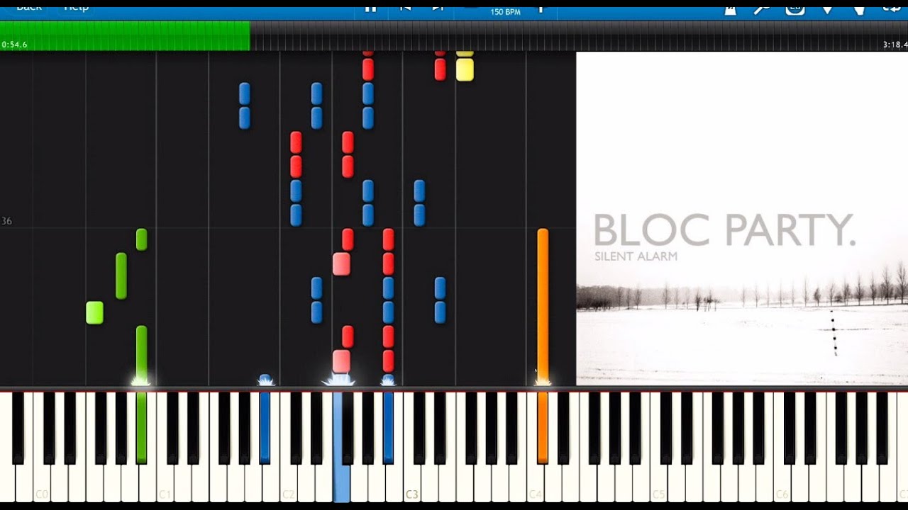 Bloc Party Banquet Piano Tutorial Full Band Youtube