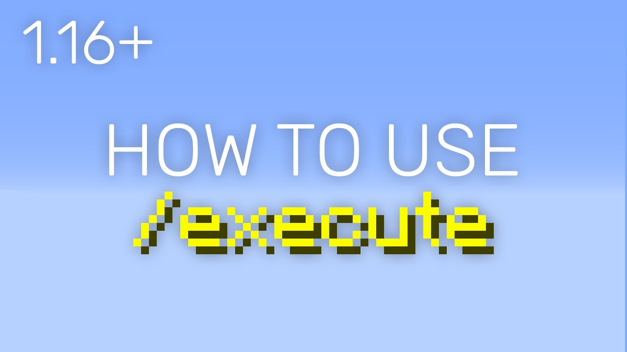 Minecraft Execute Command 1 21 Tutorial Youtube