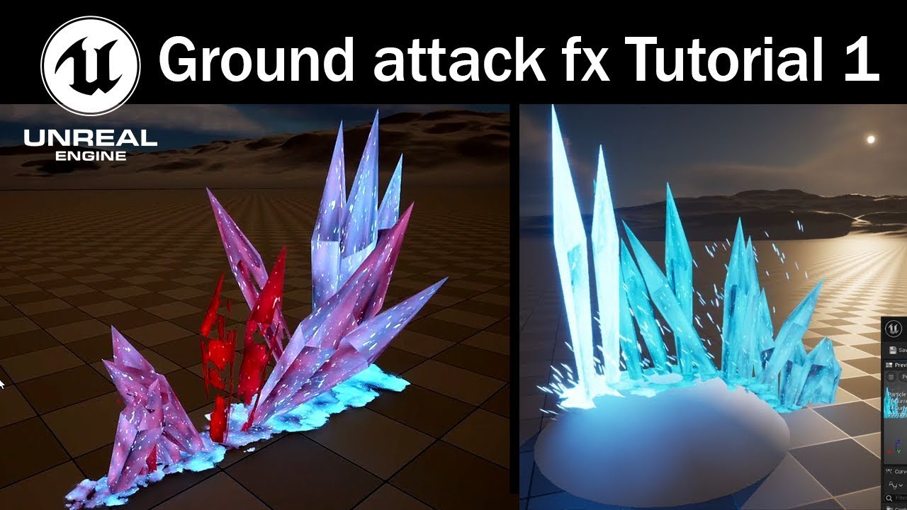 Ue5 Niagara Ground Attack Vfx Tutorial Youtube