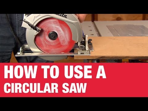 How To Use A Circular Saw Ace Hardware Youtube
