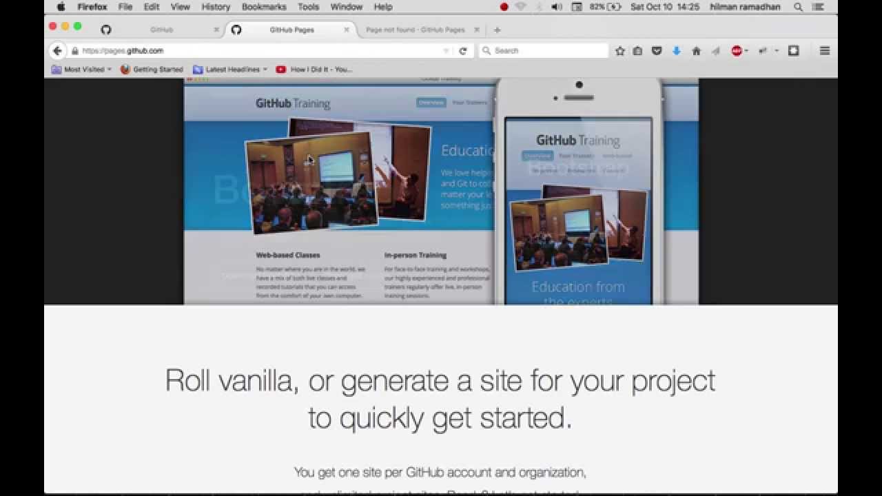 Hosting Gratis Dengan Github Youtube
