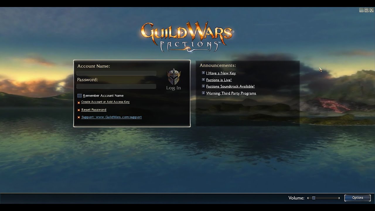 Guild Wars Login Screen Remake Demo Youtube