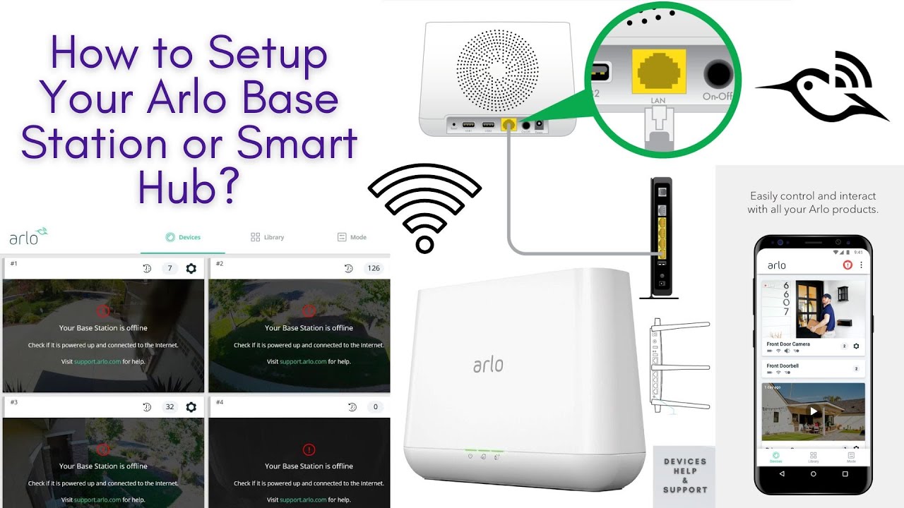 How To Setup Your Arlo Base Station Setting Up Arlo Smart Hub Full
