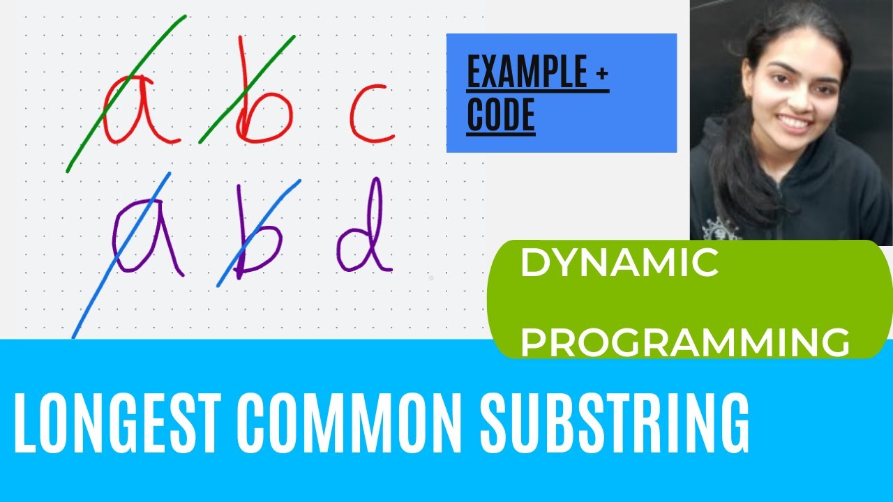 Longest Common Substring Dynamic Progamming C Code Youtube