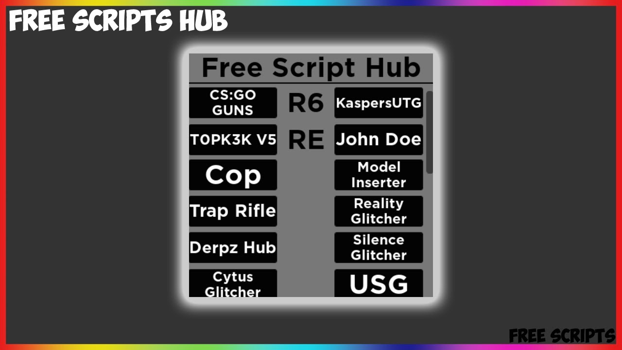 Roblox Script Showcase Free Script Hub Youtube