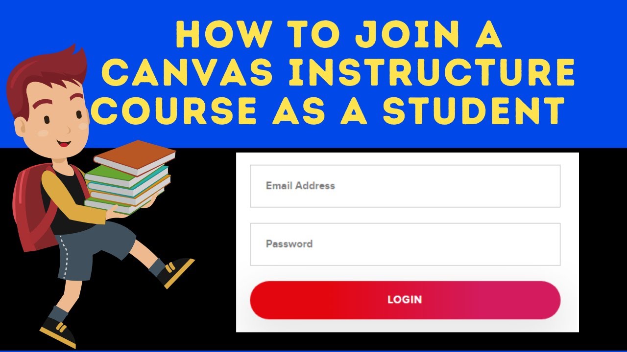 How To Join A Canvas Instructure Course As A Student Youtube