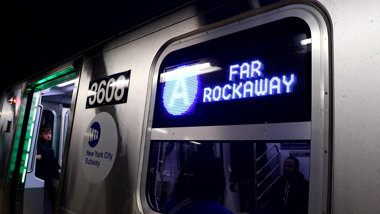 Far Rockaway Bound R211a A Train 3600 3609 42nd Street Port Authority