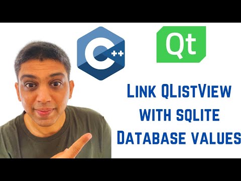 Qt C Gui Tutorial How To Link Qlistview With Sqlite Database Values