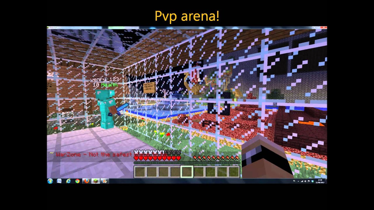 Minecraft Pvp Server Youtube