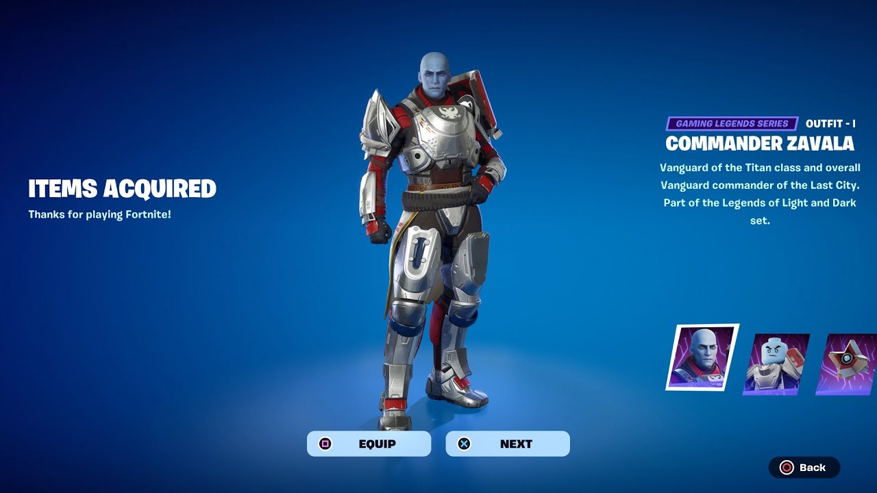 How To Get Commander Zavala Skin Free In Fortnite Unlocked Legends Of