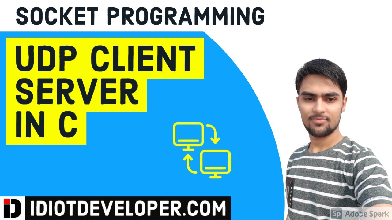Udp Client Server Program In C Socket Programming Youtube