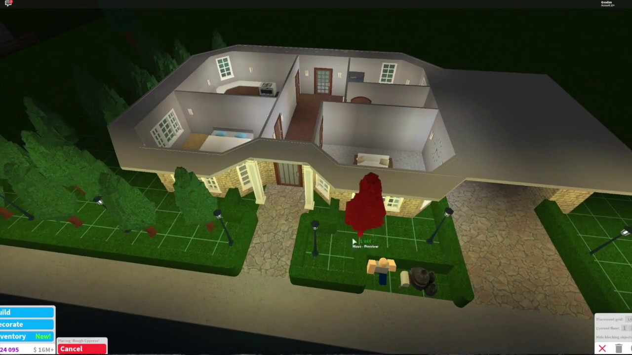 Roblox Bloxburg 50k House Tutorial Youtube