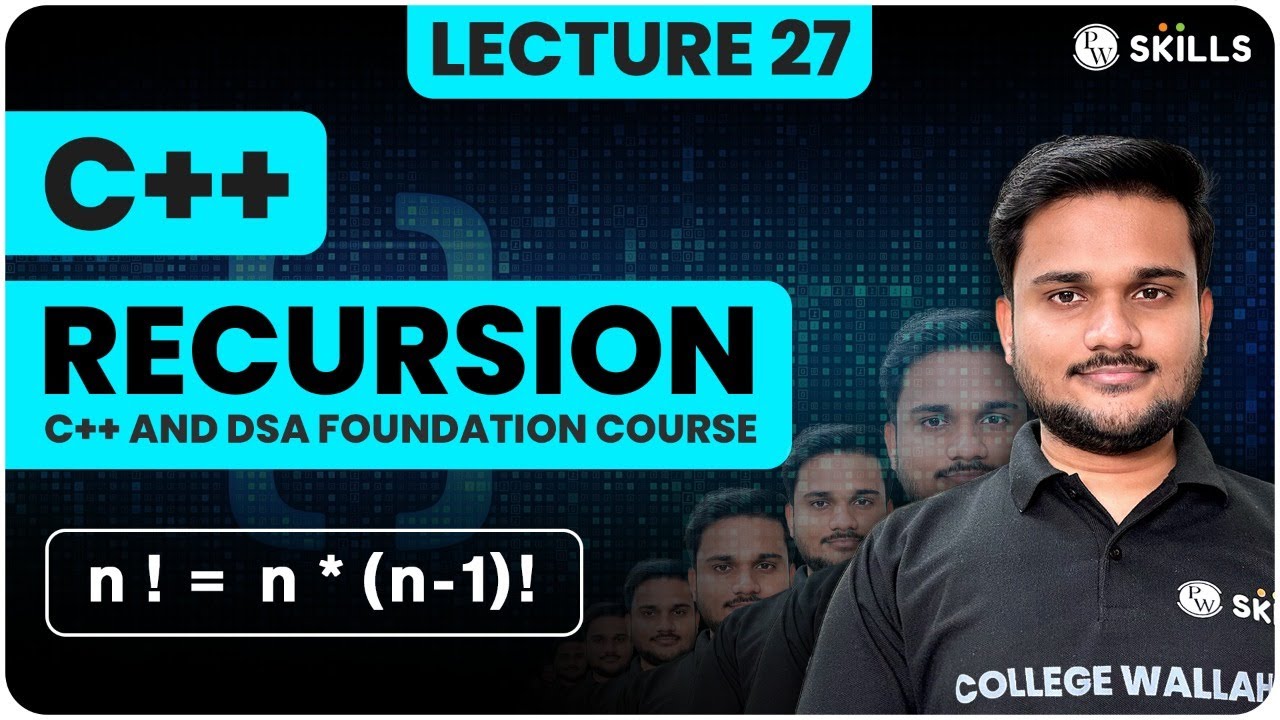 Recursion Recursion Concept And Problems Lecture 27 C And Dsa