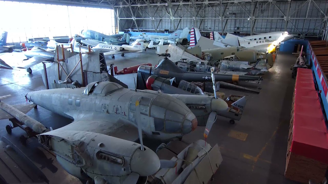 Storage Aircraft Dec 13 2021 Nmusaf Footage From Drone Youtube
