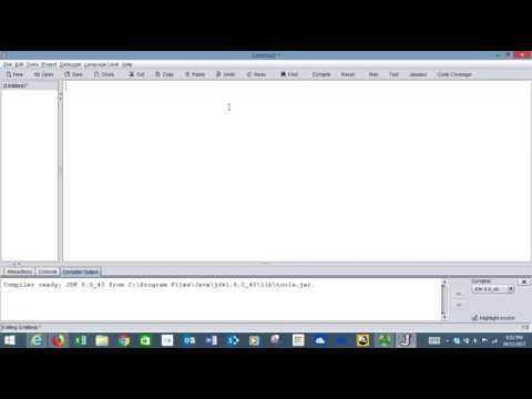 First Program In Drjava Youtube