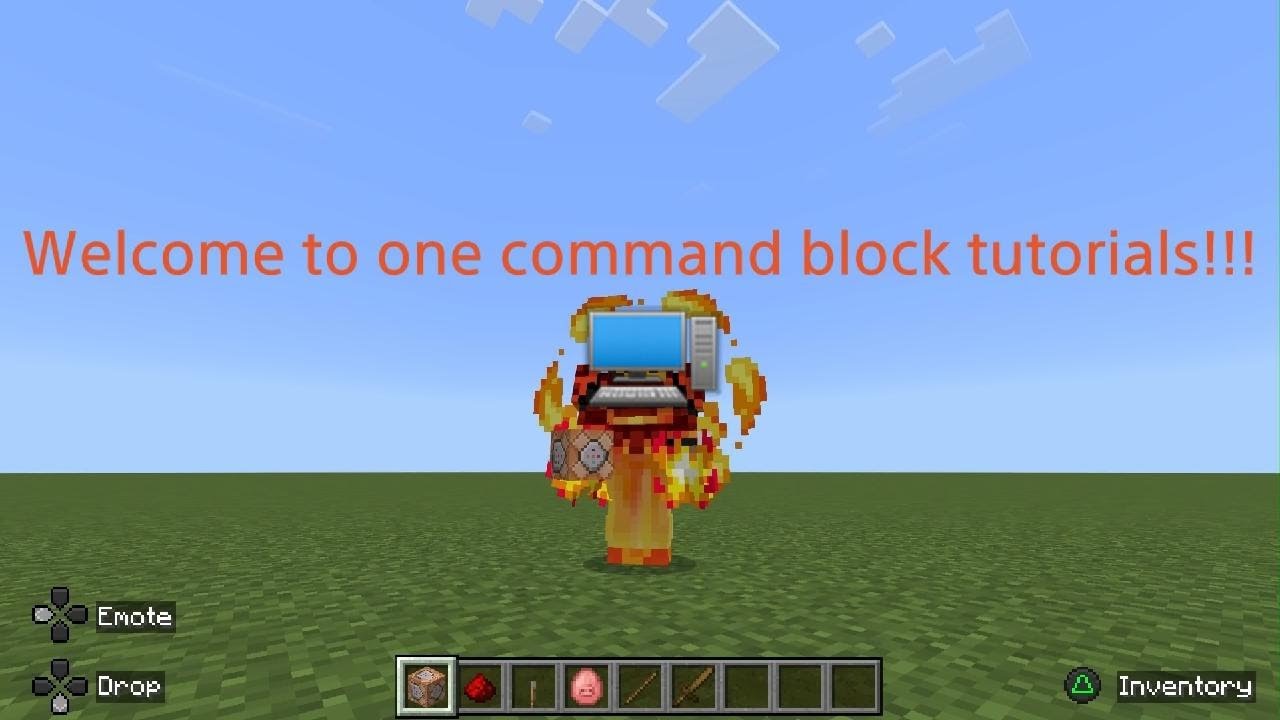 One Command Block Tutorials Part 1 Youtube