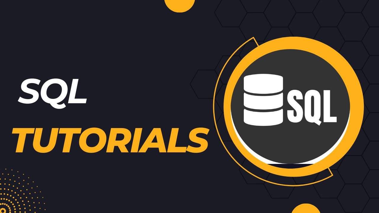 Lesson 1 Sql Introduction Tutorial Youtube