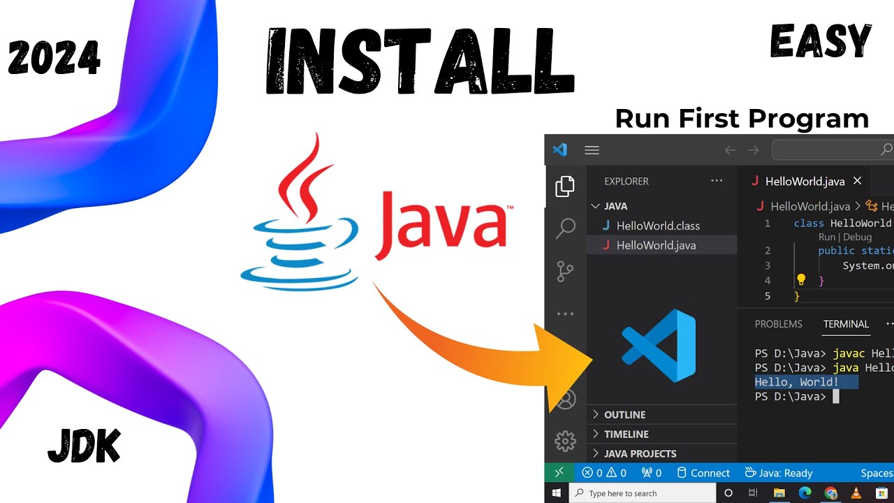 How To Install Java On Windows 10 11 2024 Updated Run First Java