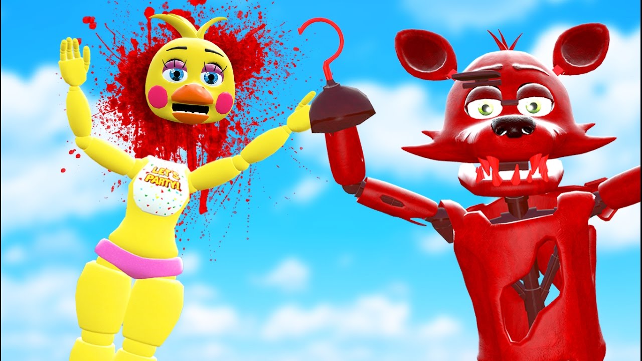 Devil Red Foxy Vs Chica Gmod Fnaf Sandbox Funny Moments Garry S Mod