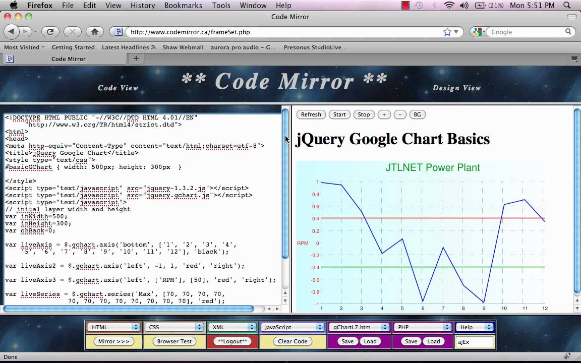 Code Mirror Demo Youtube