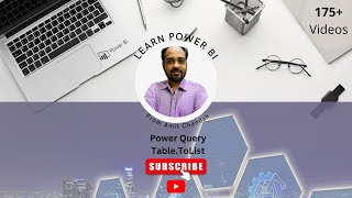 Power Bi Beginners 194 Power Query Table Tocolumns Amit Chandak Learn