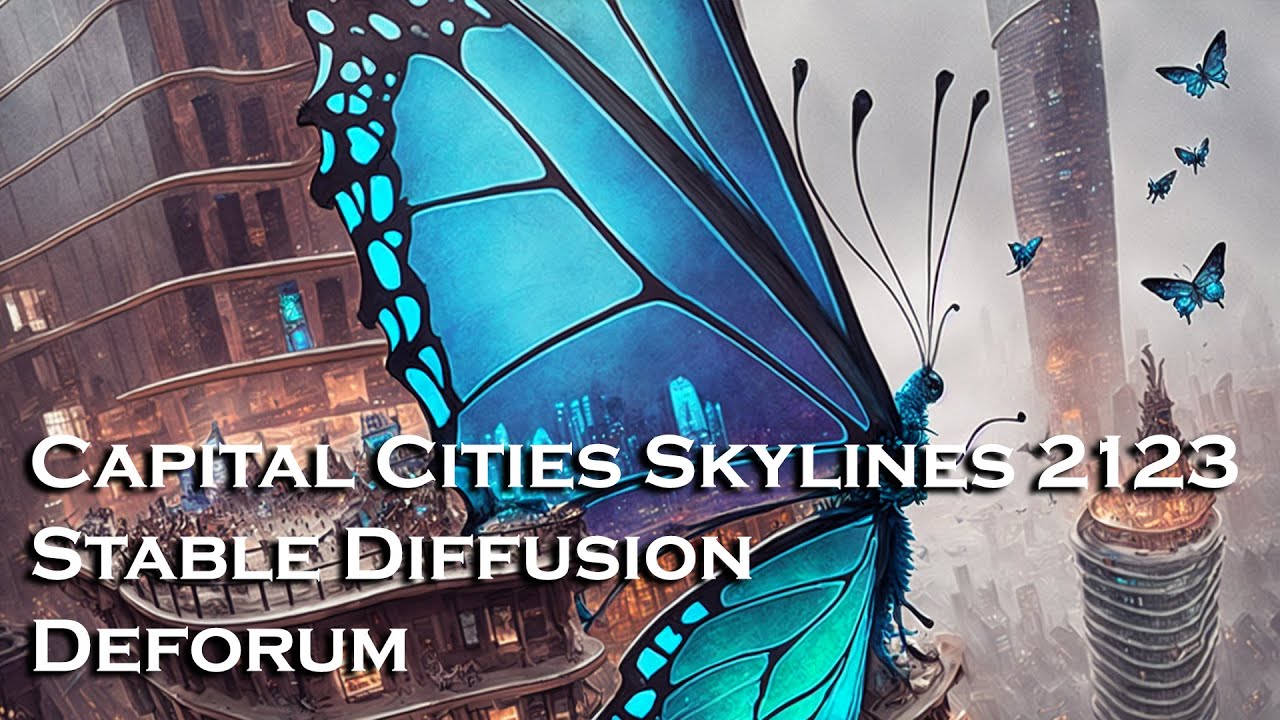 Capital Cities Skylines 2123 Stable Diffusion Deforum Youtube