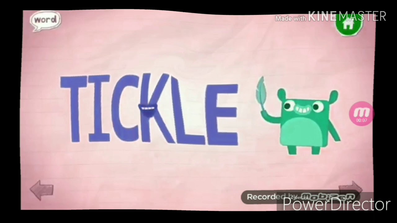 Endless Alphabet Tickle Does Respond Youtube