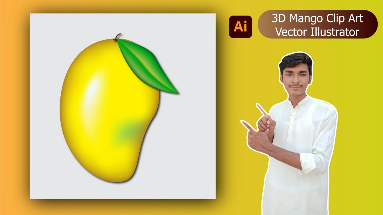 How To Make A Mango Mango Clip Art Vector Illustrator Fruit Clip