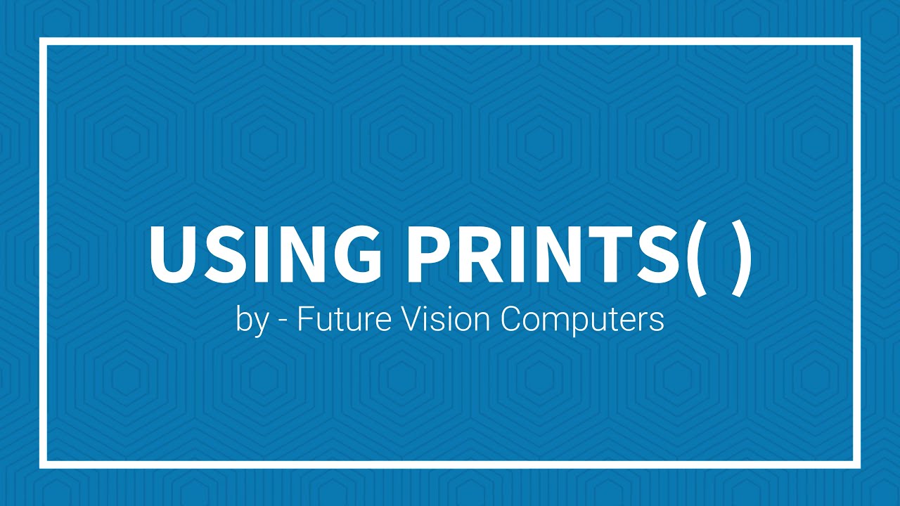 Print Function In Python Learning Python Programming Class 6 Python