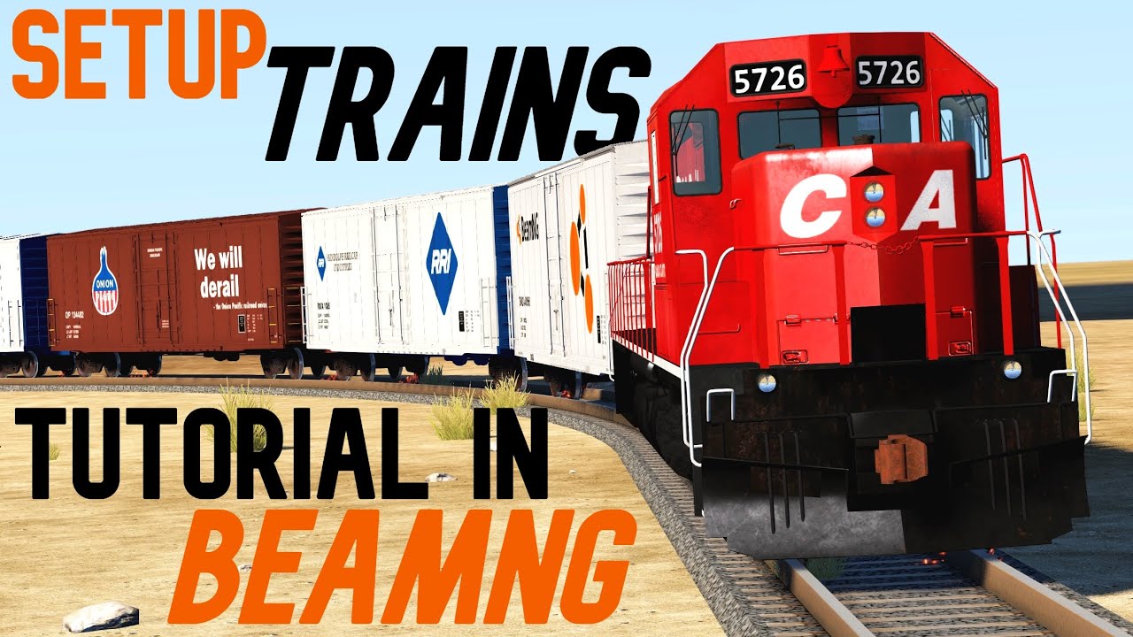 Setup Trains In Beamng Drive A Full Walkthrough Youtube