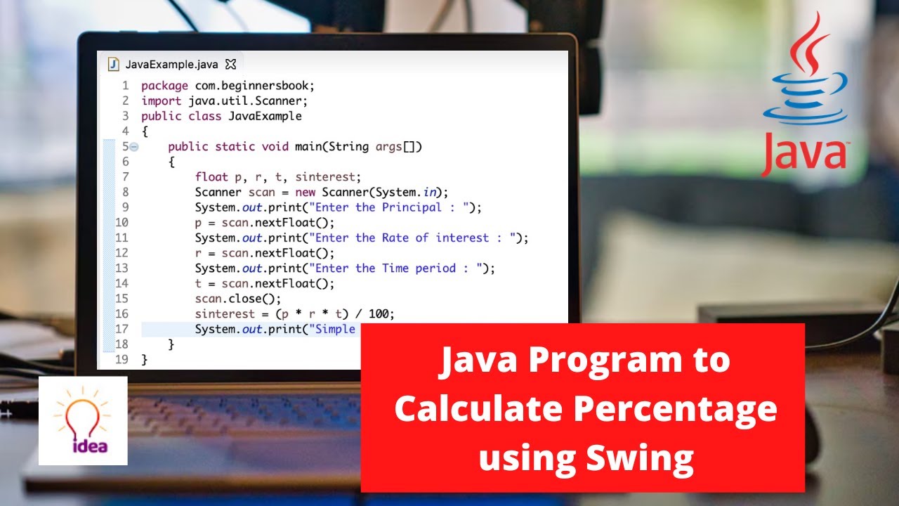 Java Program To Calculate Percentage Using Swing Java Project Youtube