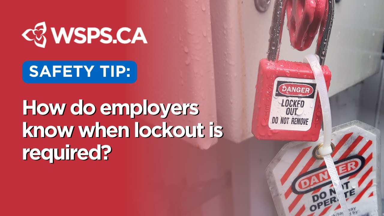 How Do Employers Know When Lockout Is Required Youtube