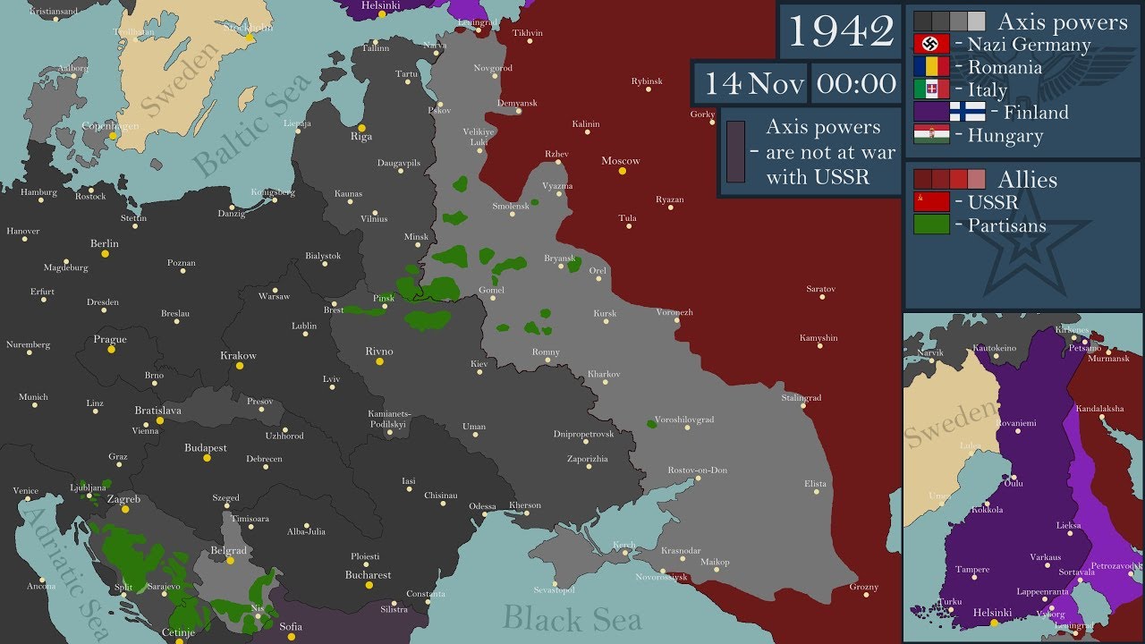 Eastern Front Of Wwii Animated 1941 The Military Channel