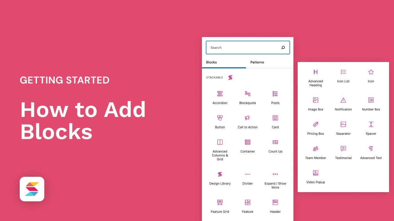 How To Add Stackable Blocks Youtube